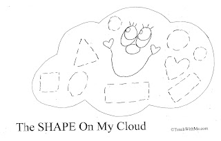 Classroom Freebies Too: The Shapes On My Cloud booklet