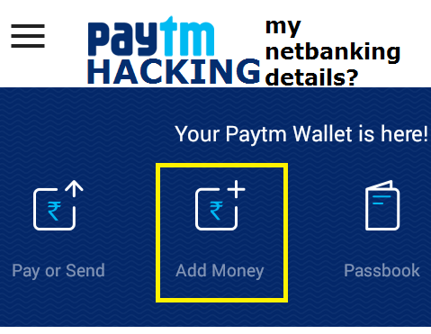 About Hindustan: Warning: Paytm can Hack your NetBanking id password ...