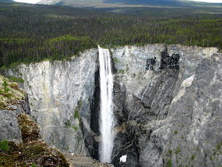 Nature's beauty Haiku: Hawk over Hunlen Falls