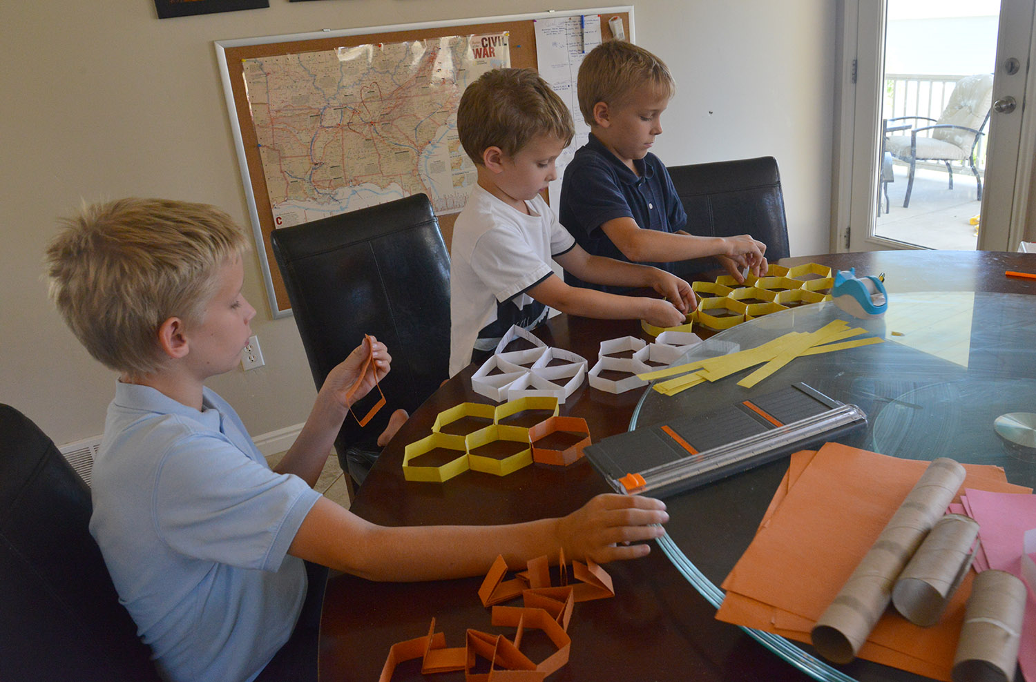 A school of fish: Beehives, Polygons, and Comb Construction Project