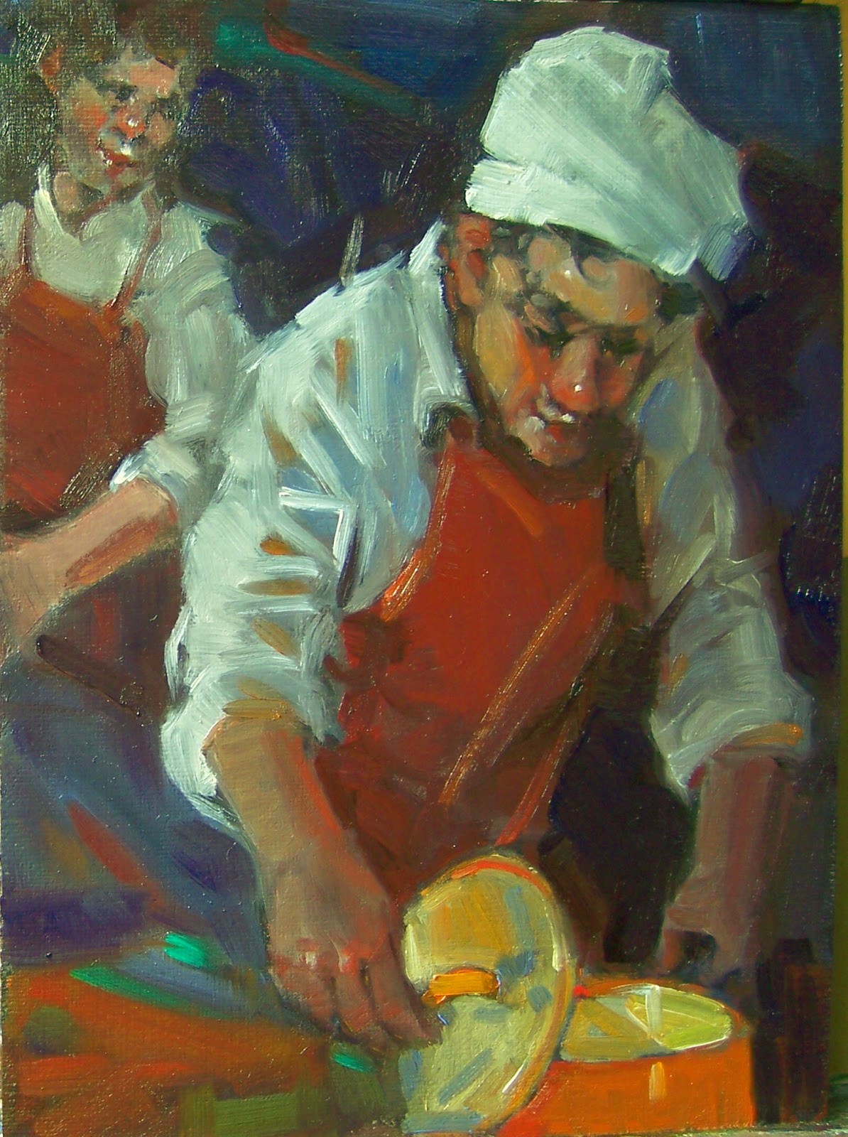 Kim Roberti Art Gallery: "Put A Lid On" Kim Roberti's 6"x8" original ...