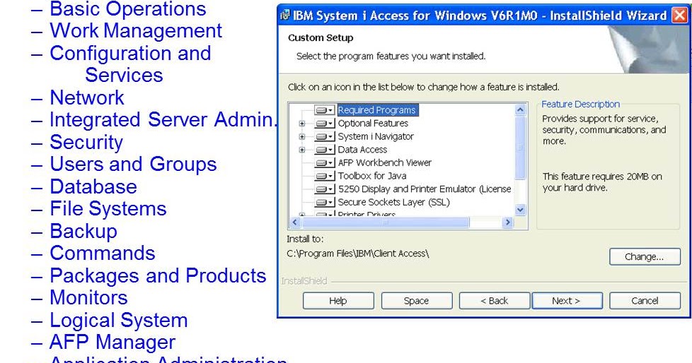 AS400 IBM POWER i: basic and Extended Operation