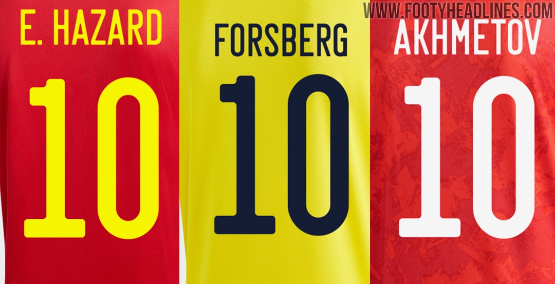 All-New, Streamlined Adidas (EURO) 2020 Kit Font Revealed - Only Subtle ...