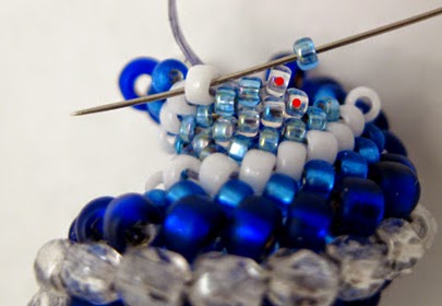 Alternating Cellini Spiral Bracelet Beadweaving Pattern - MyAmari