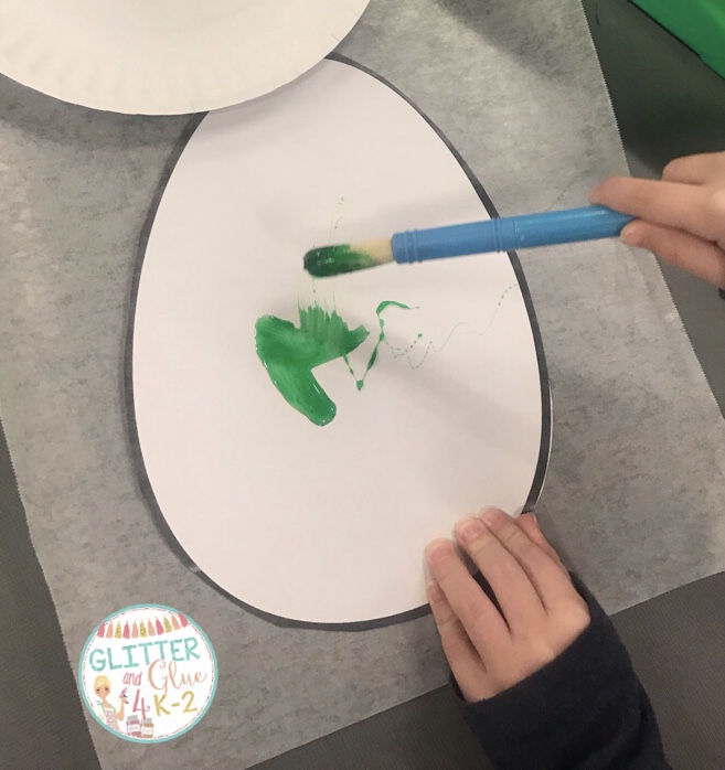 Easter Egg Craftivity | Glitter and Glue 4 K-2