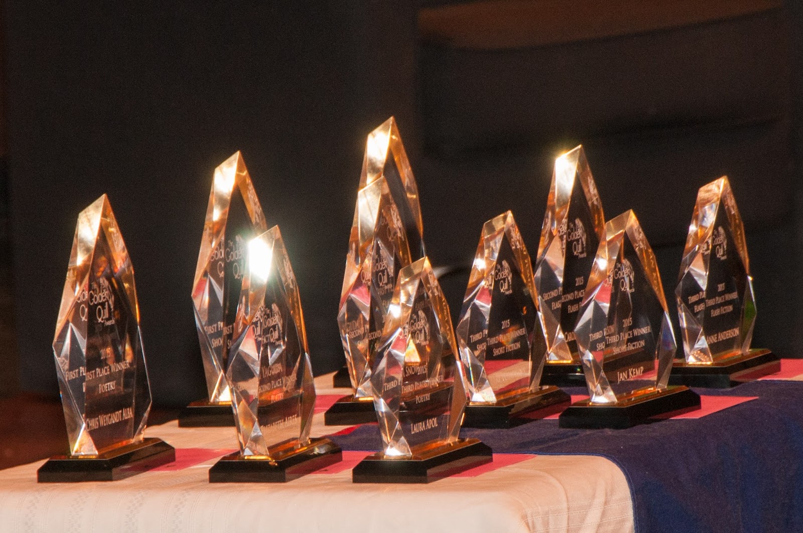 SLO Nightwriters Golden Quill Writing Contest: GOLDEN QUILL 2015