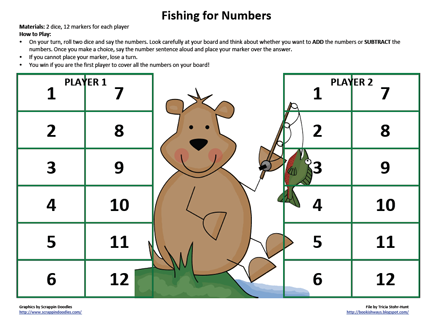 Bookish Ways in Math and Science: Monday Math Freebies - Fishing for ...