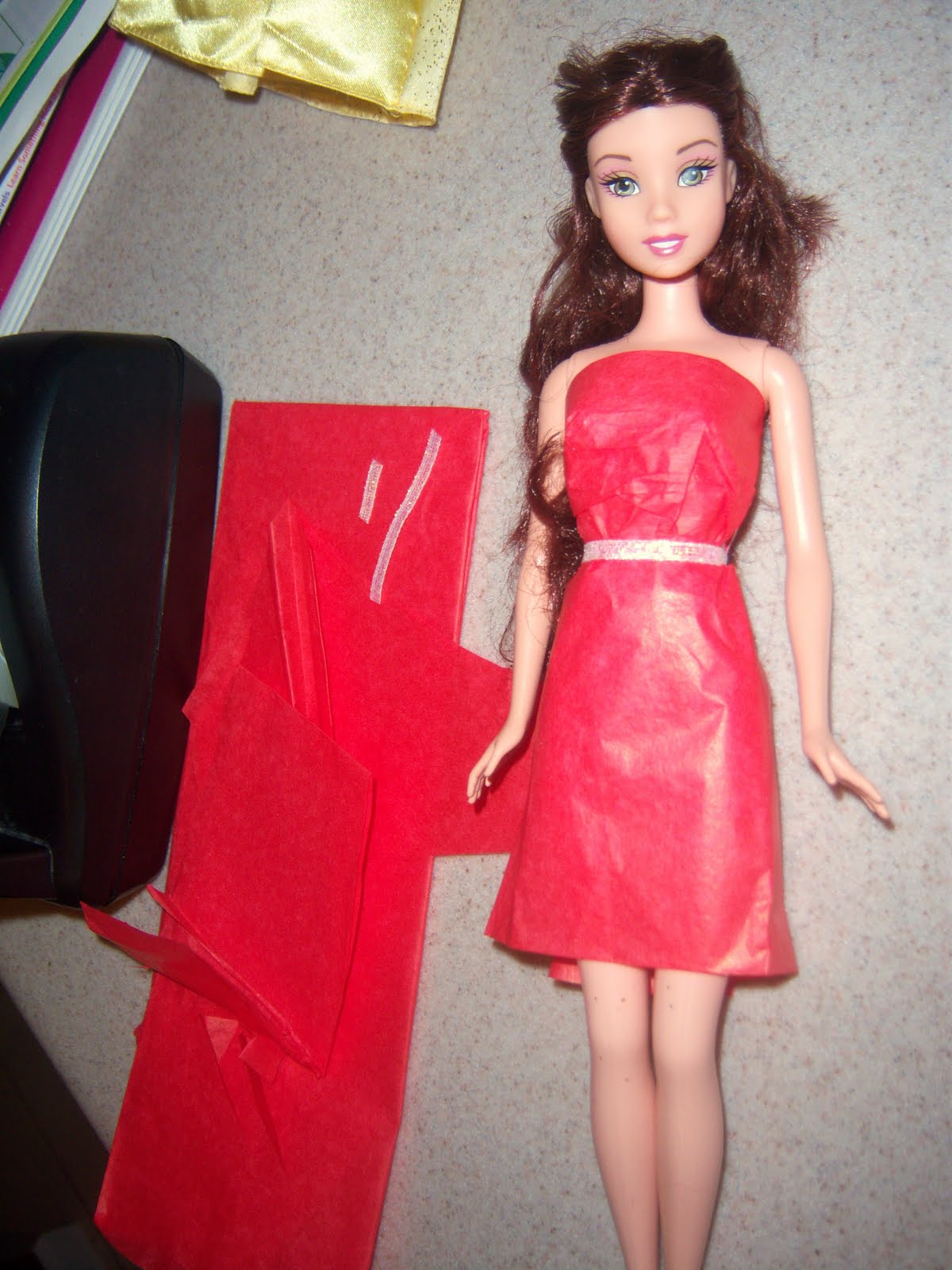 Inspired Mom: Take 2 - Paper Dresses (Coffee Filter/Colored Tissue Paper)