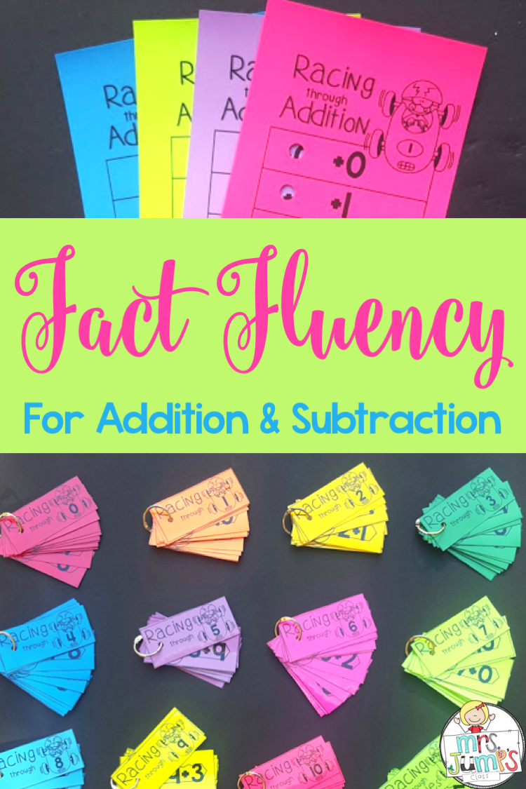 math fact fluency activities and games for kindergarten and 1st grade