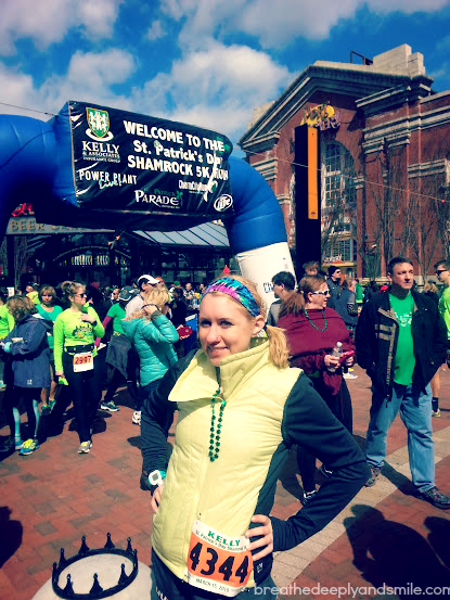 Breathe Deeply and Smile: 2015 KELLY Shamrock 5K Race Recap
