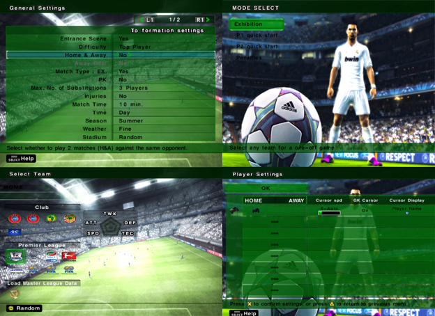 New PES 6 Background Color by Deidara - PES 6 UPDATE