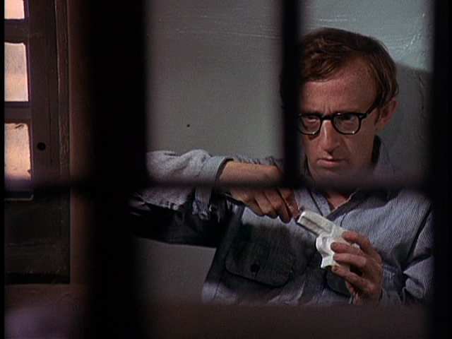 asalto visual: Toma el dinero y corre: la primera de Allen