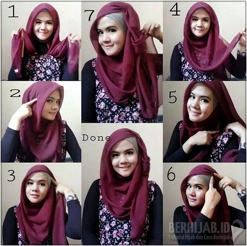 Tutorial Hijab Kantoran Terbaru 2016 - Tutorial Hijab dan Cara Berhijab