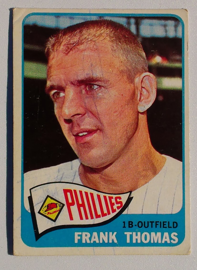 Phungo: 1964 Phillies @ 50: Frank Thomas (the Original) 1965 Topps #123