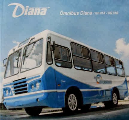 Desde Cuba: EXHIBEN EN FIHAV ÓMNIBUS DIANA