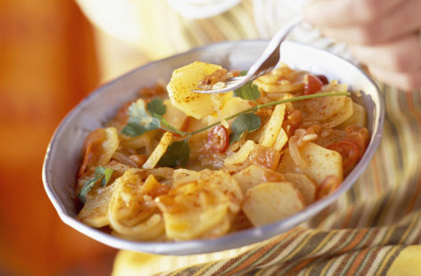 Moroccan potato salad recipe | Arabic Food Recipes