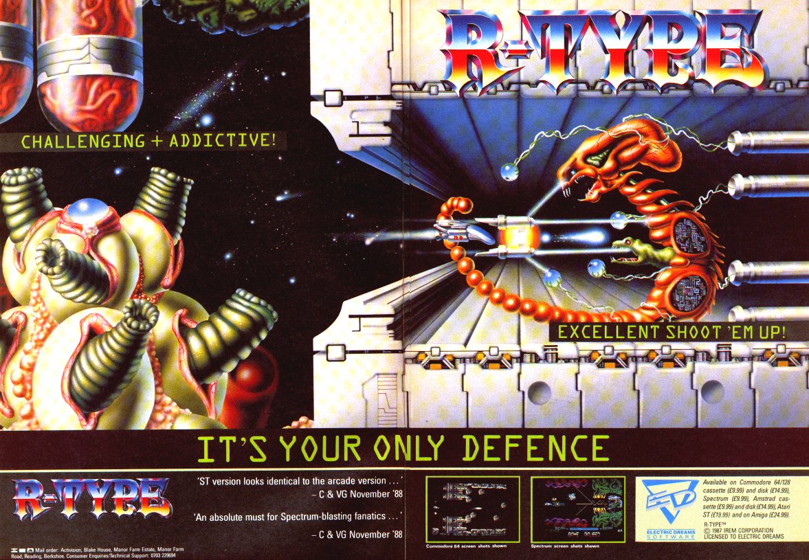 MONSTER BRAINS: R-TYPE - IT'S YOUR ONLY DEFENCE!