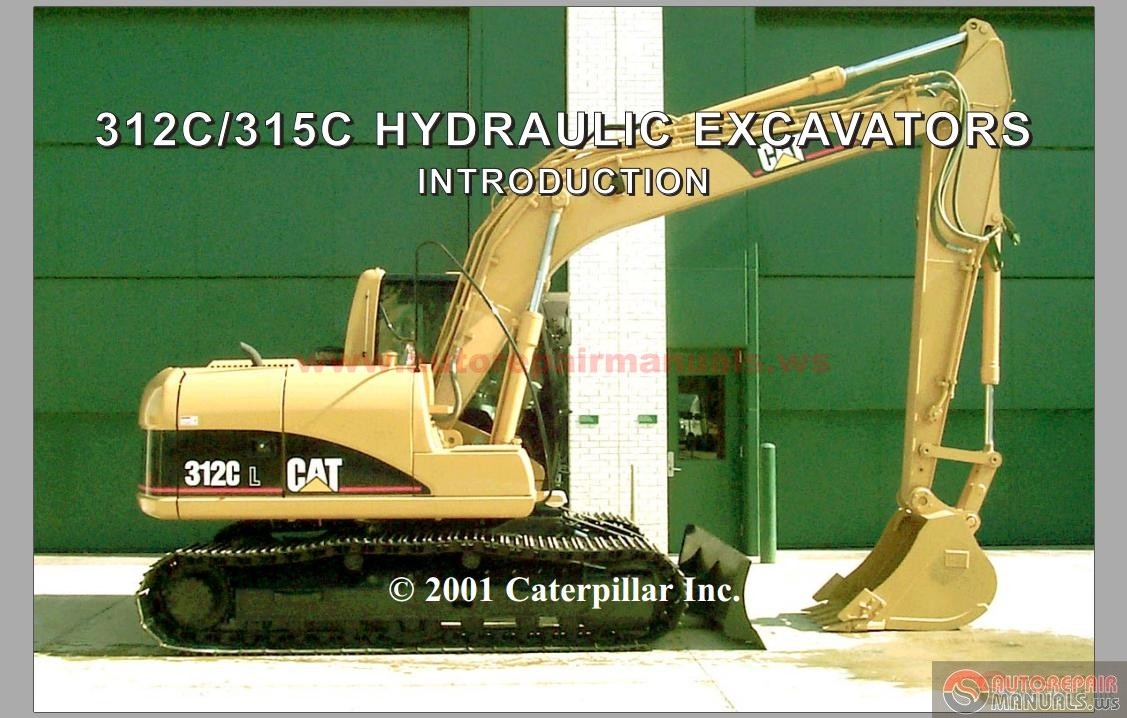 Auto Repair Manuals: CAT 312C and 315C Excavator Hydraulic System Schematic