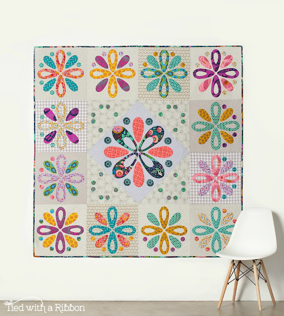 Tied with a Ribbon: Trinket Box Quilt - New Pattern release.