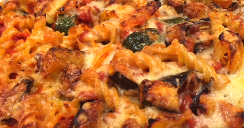 Mediterranean Vegetable Pasta Bake