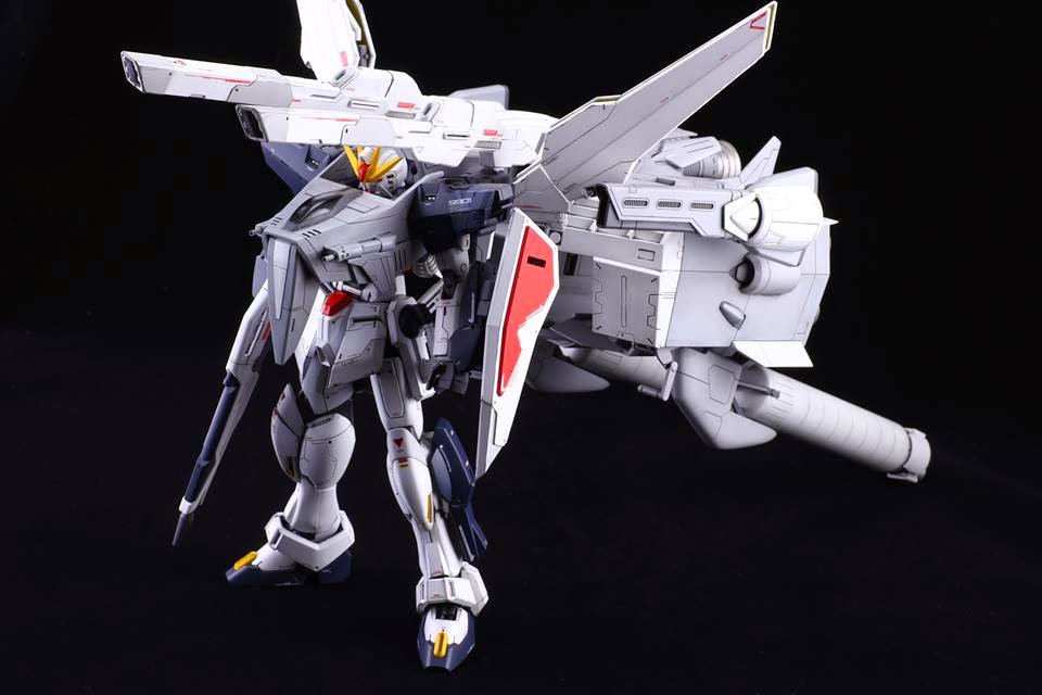 Custom Build: MG 1/100 Gundam Double X + G-Falcon