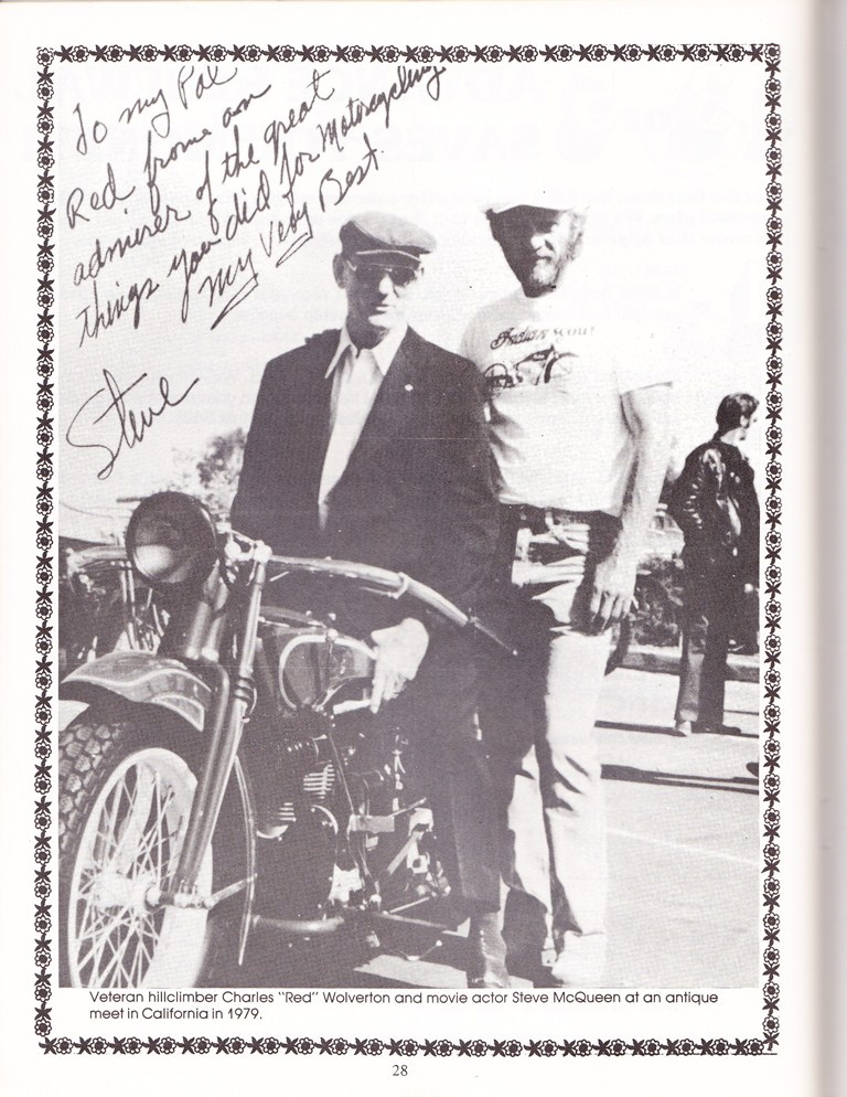 Knuckle Buster 1939: White Rose 1980 - Steve McQueen with Red Wolverton ...