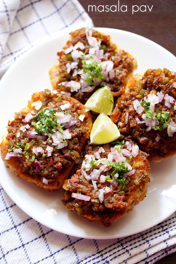 masala pav recipe, how to make mumbai style masala pav