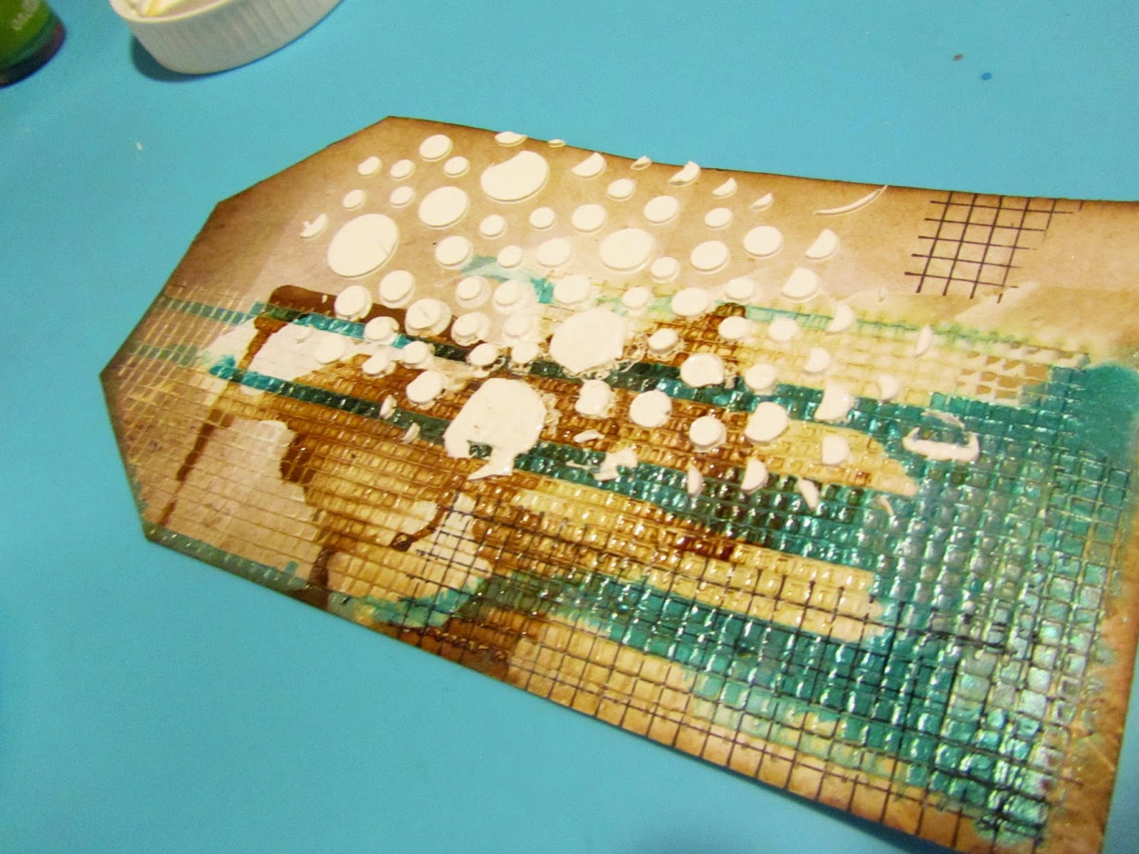 S.W.A.T. Scrap Warriors: November Basic Training-Stamping Through a Stencil