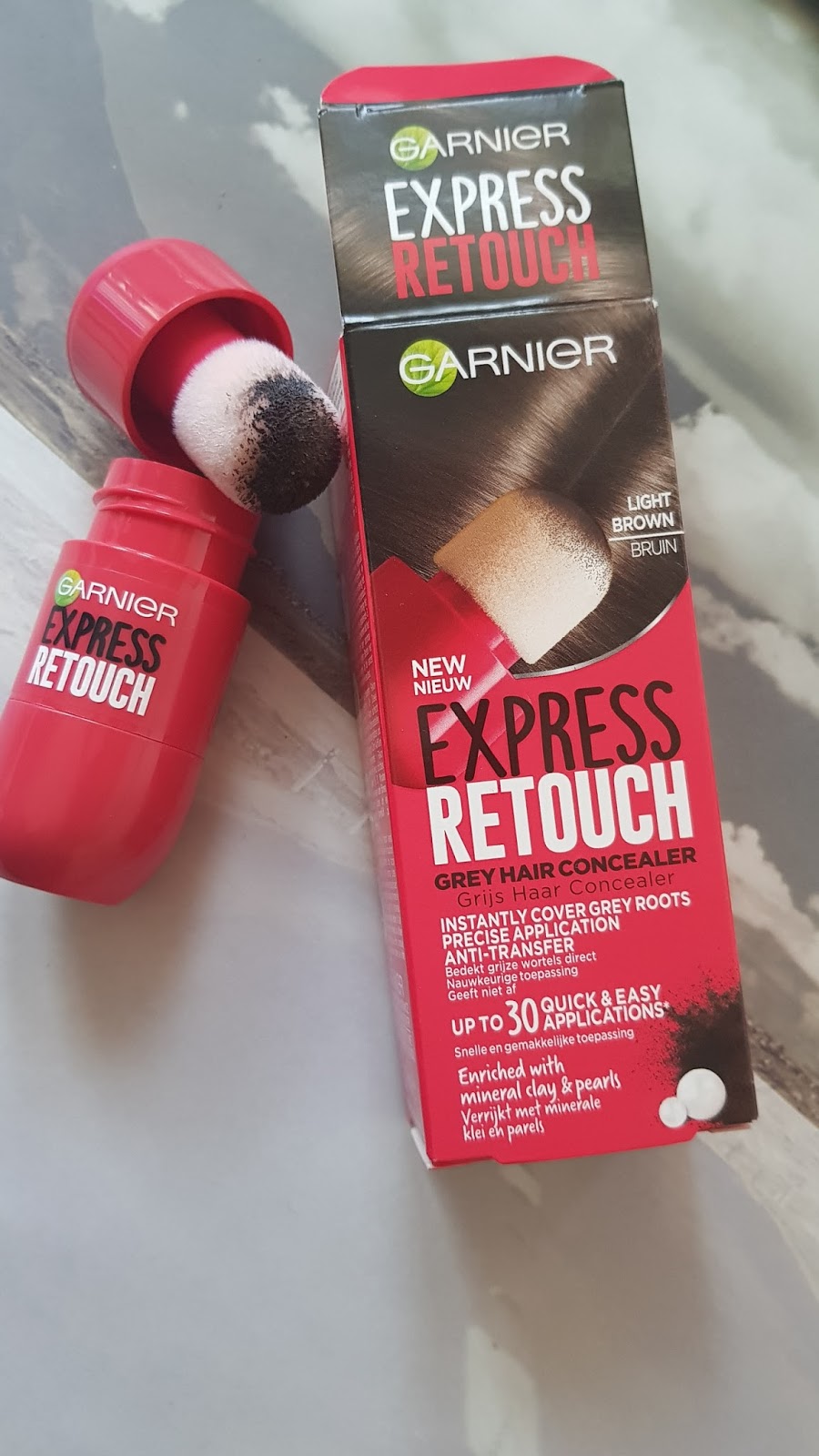 Garnier "Express Retouch" - Ansatz-Kaschierer für graues Haar