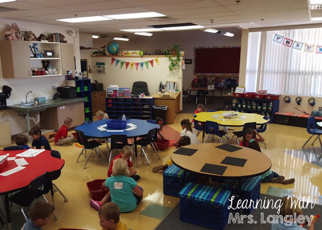 Math Station Success on the First Day | Learning with Mrs. Langley