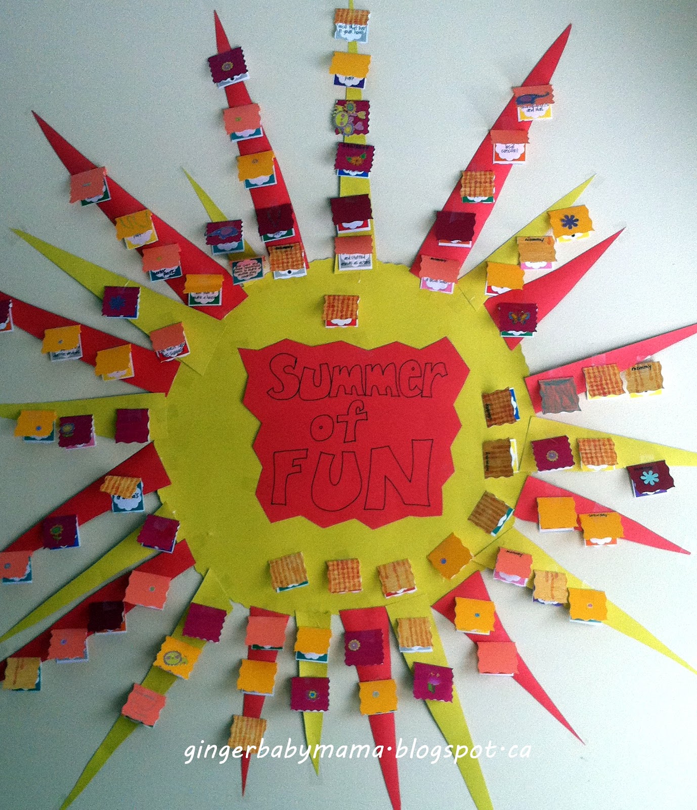 GingerBabyMama: Summer of Fun Chart