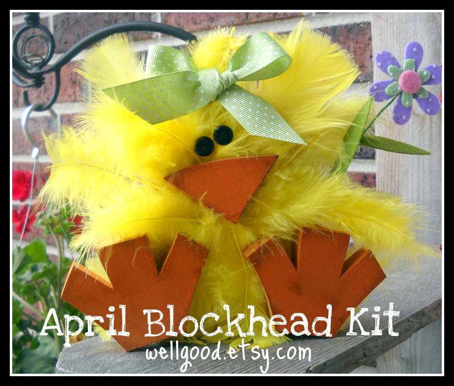 Craft Goodies: 2x4 Spring Chick Tutorial