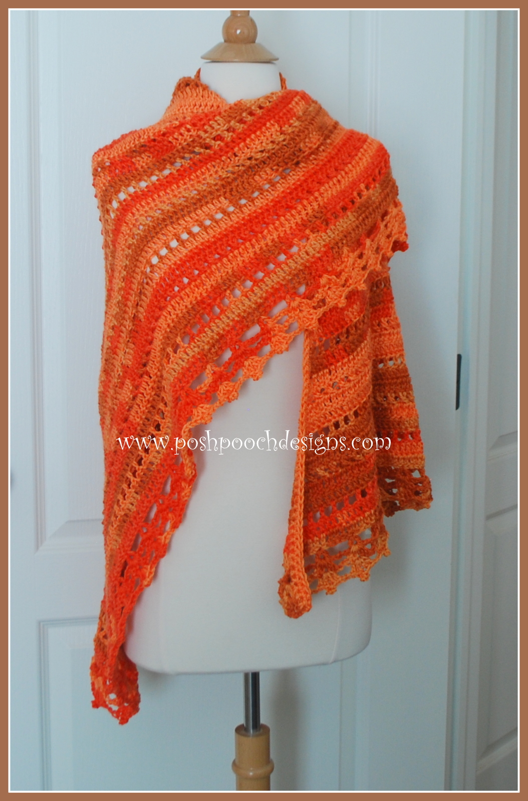 Posh Pooch Designs : Blessings Ombre Shawl New Crochet Pattern Release ...