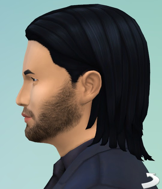 My Sims 4 CAS - Keanu Reeves (John Wick) - Imagination Sims 4 CAS