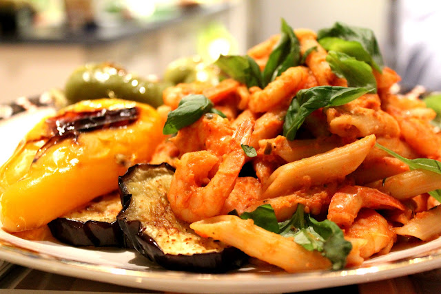 A Light Perspective: Sicilian Inspired Prawn Pasta With Homemade ...