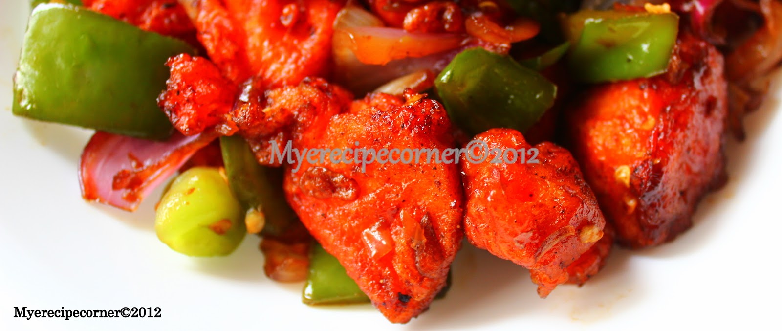 Mye's Kitchen: Andhra Chicken 65 - Hot and Spicy
