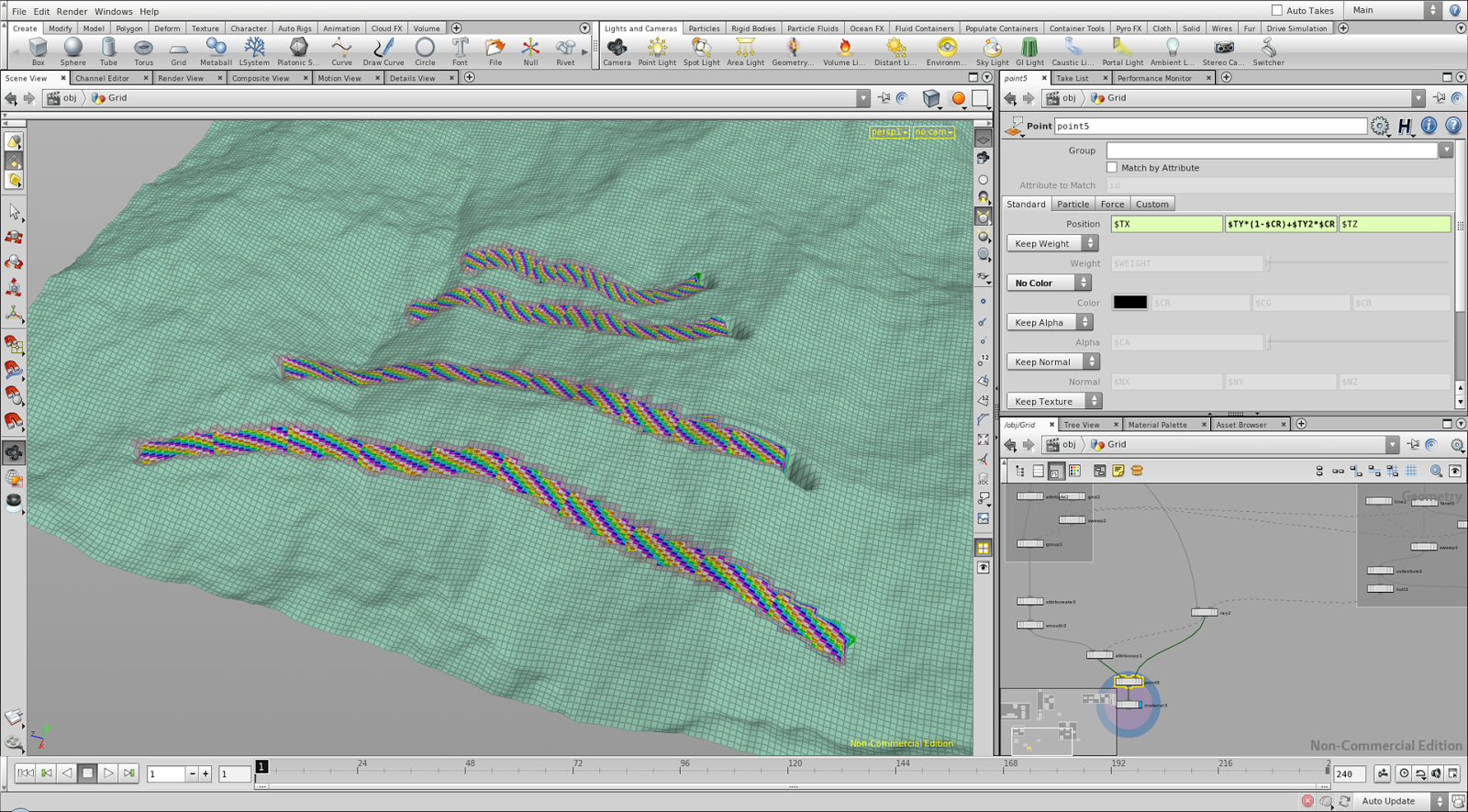 Art Blog: Houdini - Duplicating curves