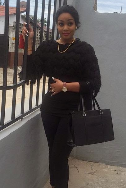 SWP: Photos: Irene Uwoya Stuns In All Black Ensemble.