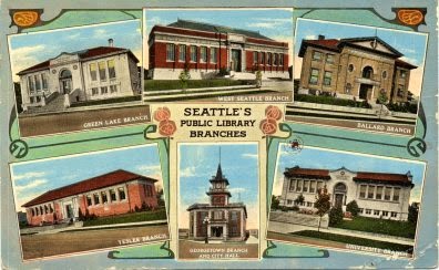 Library History Buff Blog: Two Washington State Library Postcards