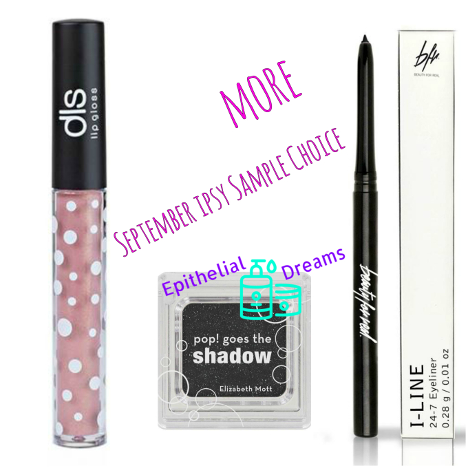 more September ipsy Sample Choices!