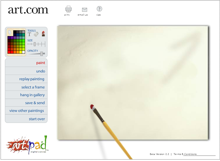 Interactive Art Lessons Online: Painting