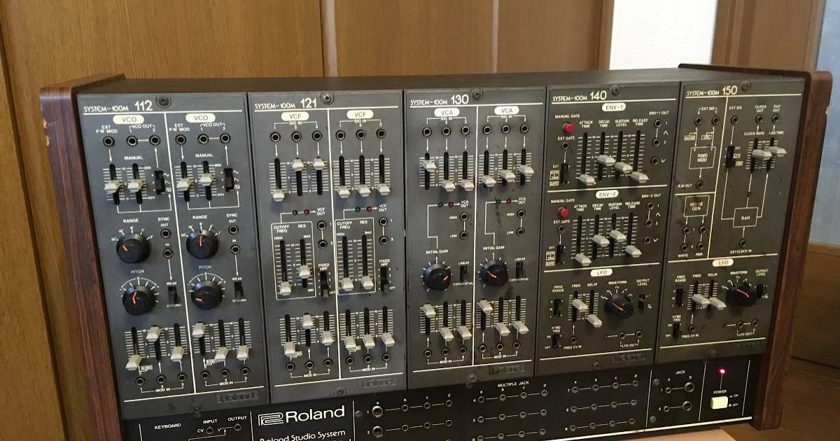 MATRIXSYNTH: Roland System-100M D Set 181 Modular Synthesizer