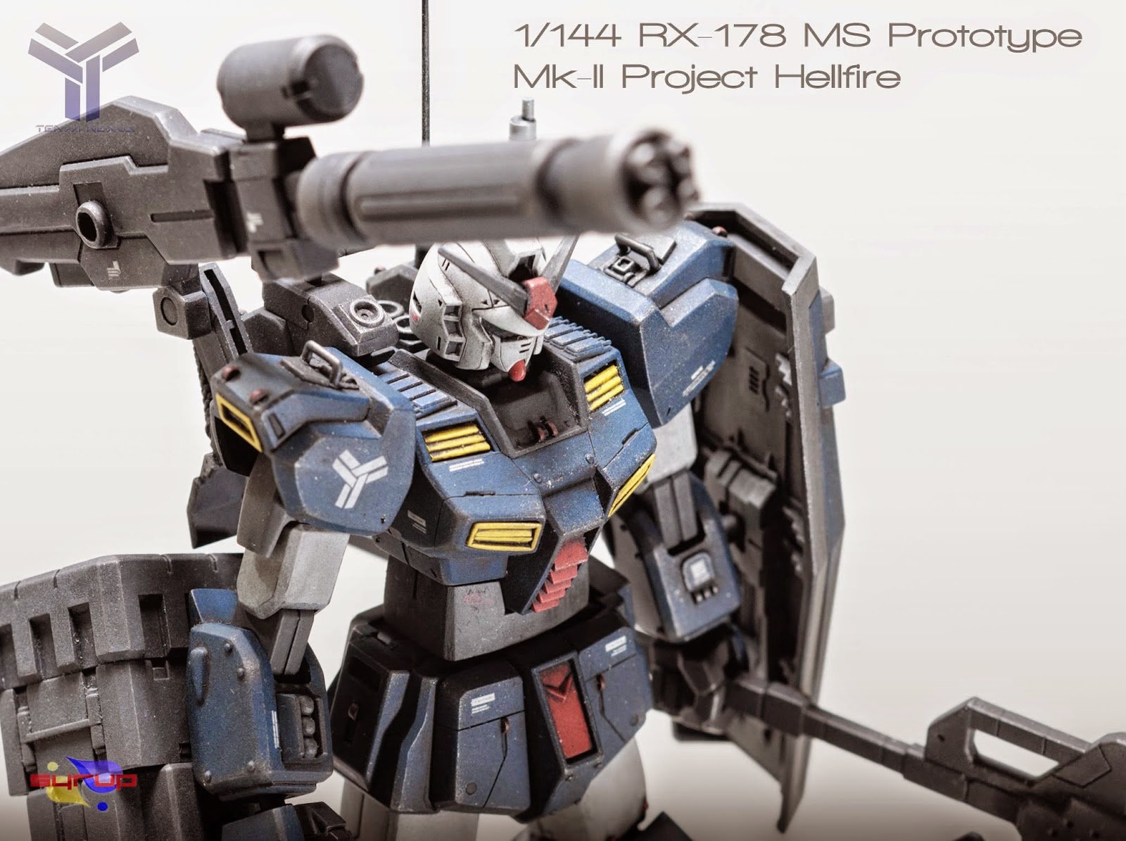 Custom Build: HGUC 1/144 RX-178 Gundam Mk-II "Project Hellfire"