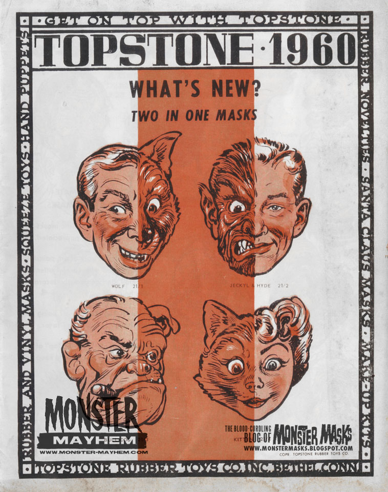 1960 Topstone Catalog | Blood Curdling Blog of Monster Masks