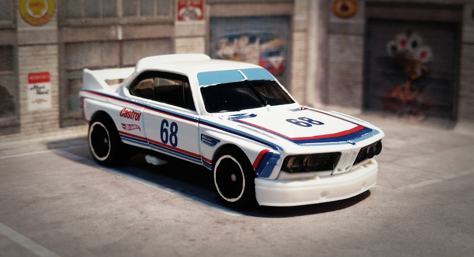 Diecast Super: '73 BMW 3.0 CSL Race Car (Hot Wheels 2016)