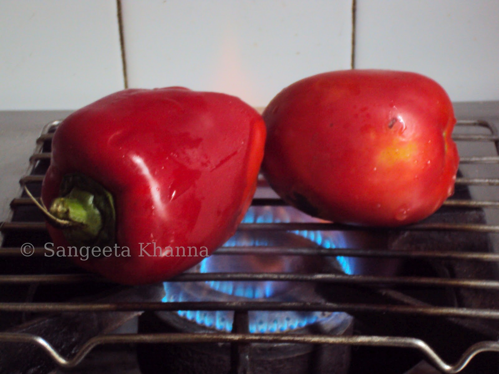 Red bell pepper salsa....