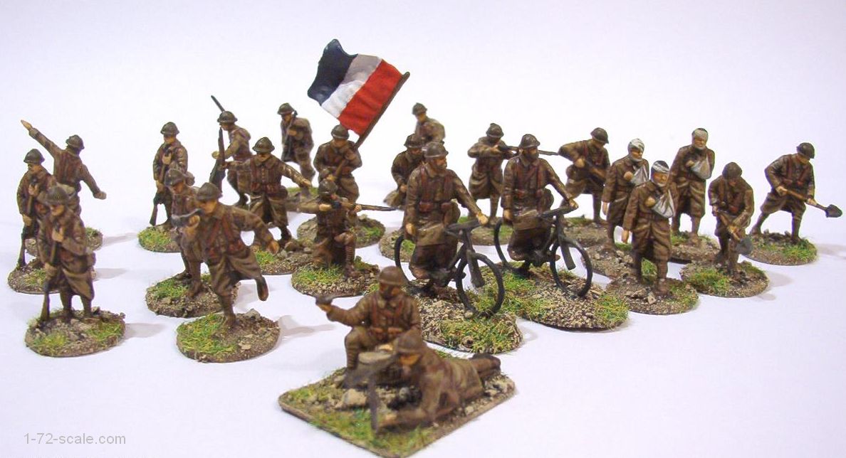 oneseventytwoscale.com: Airfix WW1 French Infantry In Khaki