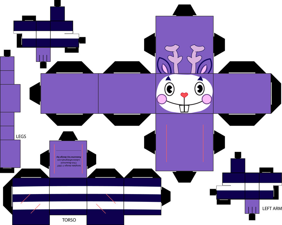 De cubeecraft y algo más: Cubeecraft Happy Tree Friends
