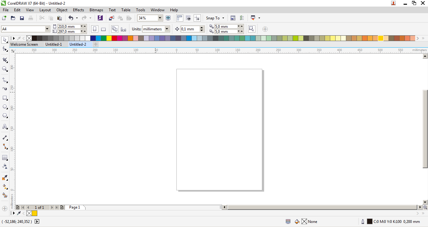 Membuat Efek Emas Menggunakan Menu Contour dan Gradasi pada CorelDraw ...