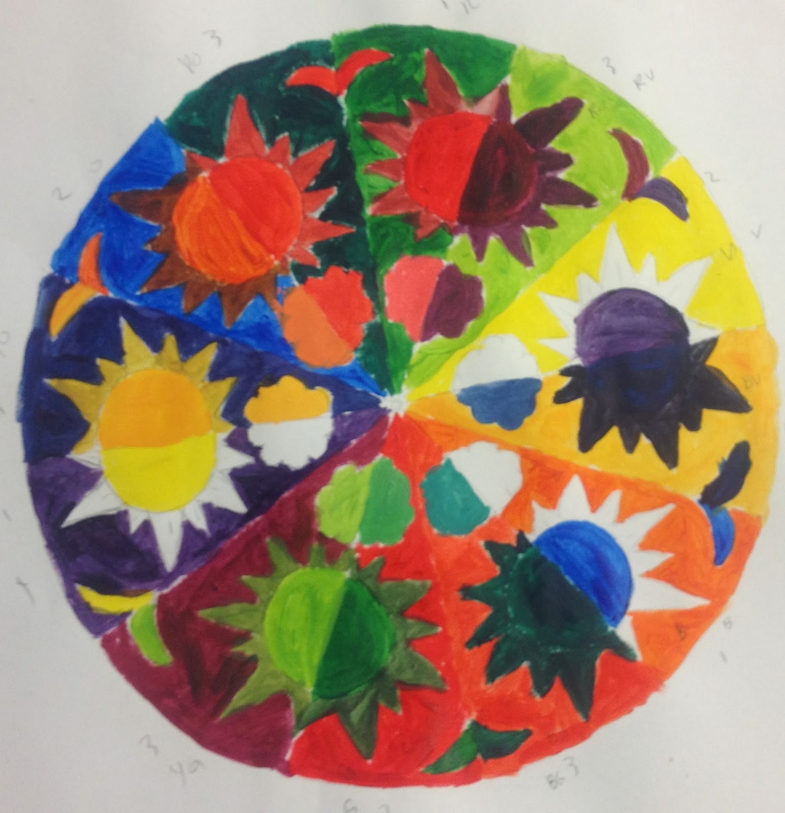 Bryan Gallery Art Education: Day Four: Color Wheel Mandalas